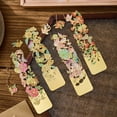 Aesthetic Book Markers Hollow Bookmarks Flowers Page Markers Retro ...