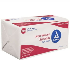 McKesson Sterile 6Ply Absorbent Dressing, IV Split Sponge, 4x4 in., 2 ...