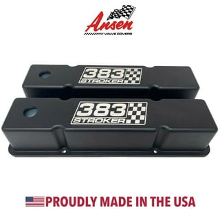 Moroso 68426 Cast Aluminum Valve Covers BBC Gray/Black - Walmart.com