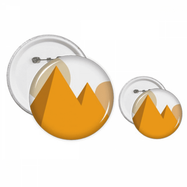 Egypt Yellow Sphinx Pyrads Sun Pins Badge Button Design Kit Craft Sets ...