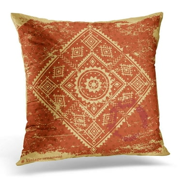 USART Antique Vintage Items Label Nouveau Badge Pillow Case Pillow ...