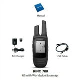 Garmin Rino 700 GPS Navigator & 2-Way Radio with Worldwide Basemap ...