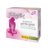 Playtex Simply Gentle Glide Tampons, Unscented, Regular/Super, 36 Ct ...