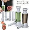 SHAPERME Manual Sausage Stuffer Machine with 4 Stuffing Tubes Manual ...