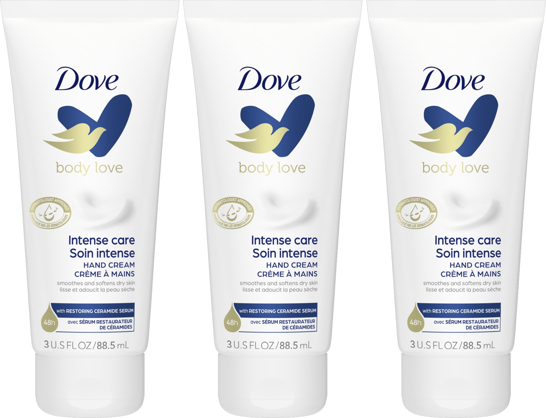 Dove Body Love Moisturizing Hand Cream for Rough or Dry Skin Intense ...