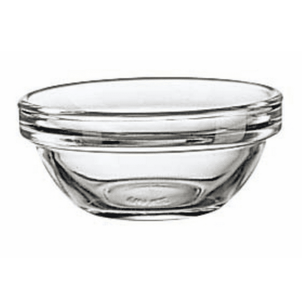 Stackable Glass Bowls 3.5 Inch Diameter, Set of 6 - Walmart.com