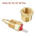 Fule COOLANT TEMP SENSOR ADAPTER FAN GROUNDING THERMOSTAT SWITCH 3/8" 1 ...