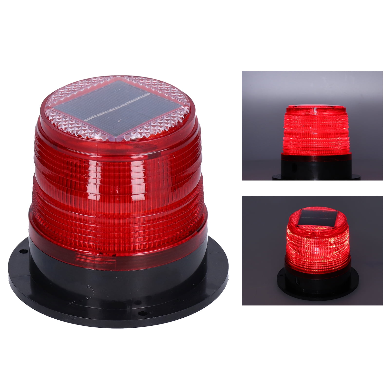 Khall Solar Strobe,Magnetic Strobe,LED Solar Warning Light Night ...
