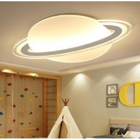 Modern Planet Shaped Flush Mount Lights Dimmable LED Ceiling Lights ...