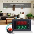 Digital Ammeter Voltmeter AC 80V-300V 100A, 2in1 Multimeter Panel 110V ...