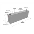 RDS MFG INC 71083 45 Gallon Diesel/Gas Transfer Auxiliary Fuel Tank ...