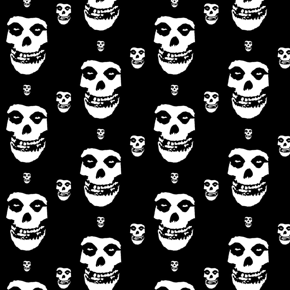 Misfits Fiend Skull Logo Premium Roll Gift Wrap Wrapping Paper ...