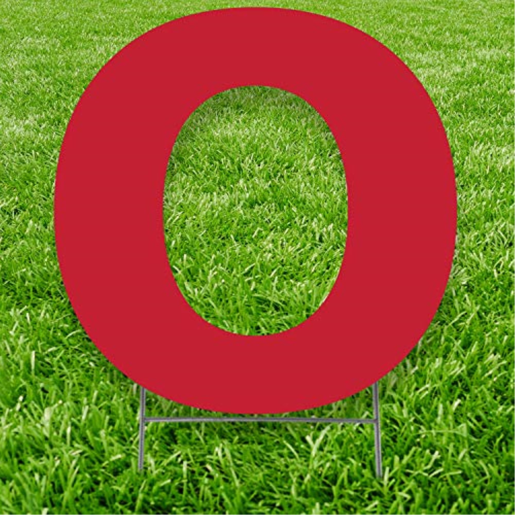 Red Letter O 20 inches tall - Walmart.com