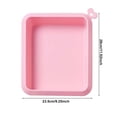 COM1950s Silicone Baking Pan, Nonstick Rectangular Bakeware, Easy ...