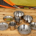Leyeet 8pcs Backpacking Camping Cookware Mini Picnic Camping Cooking ...