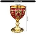 2Pcs 30ml Wine Glasses Vintage Medieval Goblet Drinking Glass Drinking ...