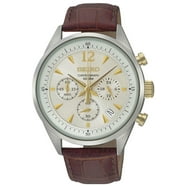 Seiko Chronograph Quartz Champagne Dial Men's Watch SSB383 - Walmart.com