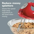 6-Speed Electric Hand Mixer with Whisk, Traditional Beaters, Dough ...
