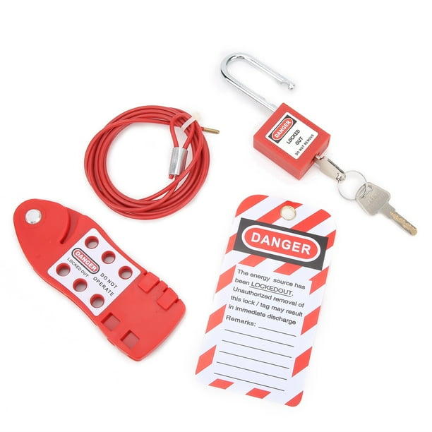 Cable Lockout Hasp, Fish Shaped Adjustable Hasp Tag Lock Hasp for ...