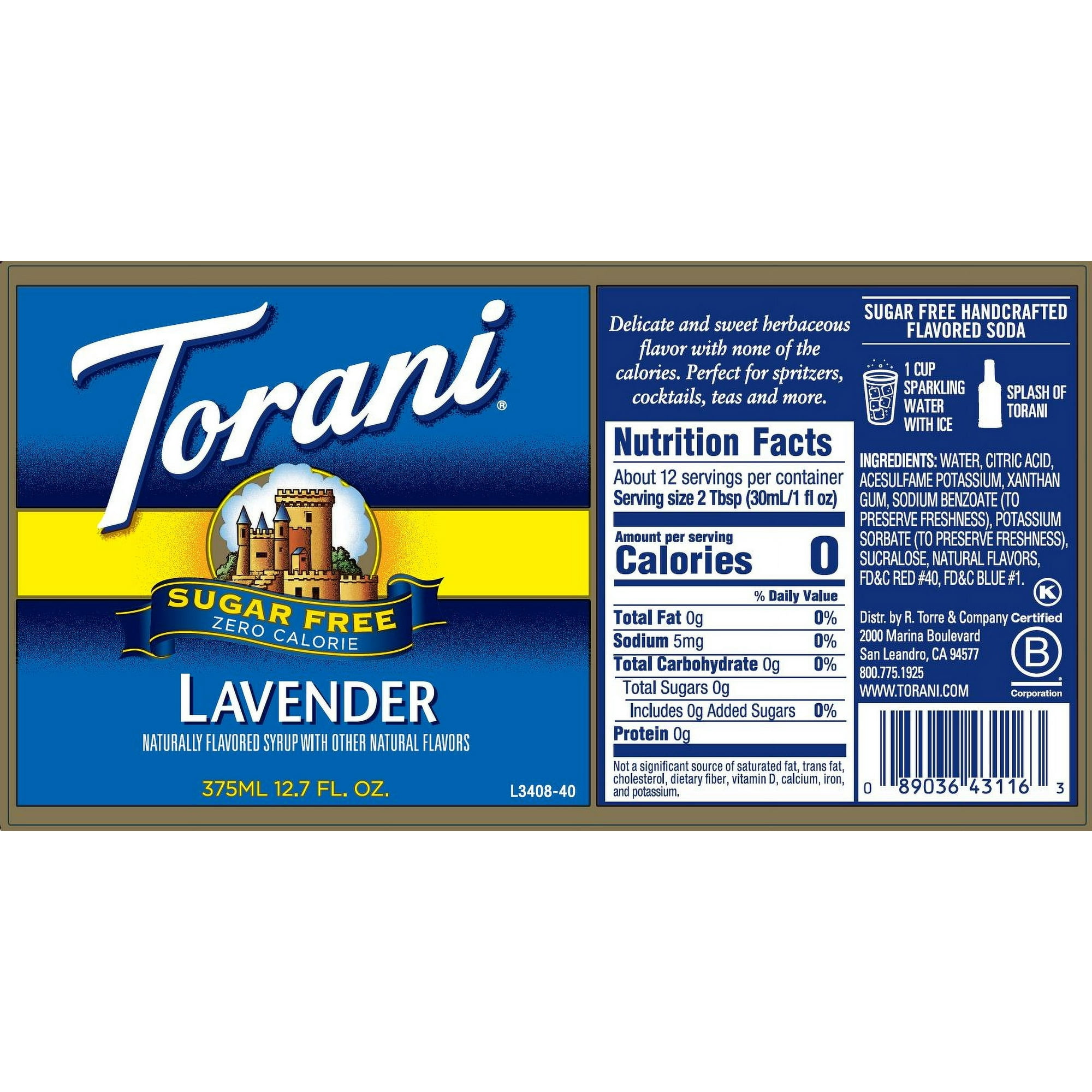 Click here for Torani Syrup  Sugar Free Lavender  375ml 375ml prices