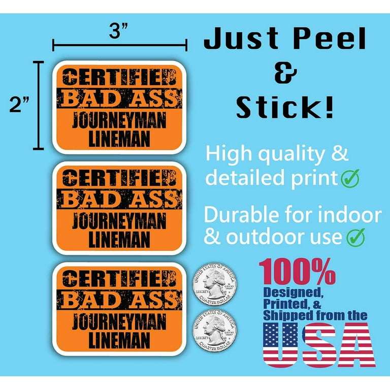 Lineman Decals Stickers