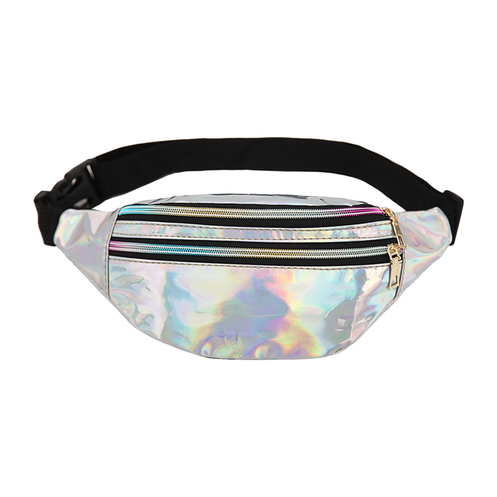 Outdoor Waist Bag Adjustable Laser Fanny Pack Crossbody Chest Bag for ...