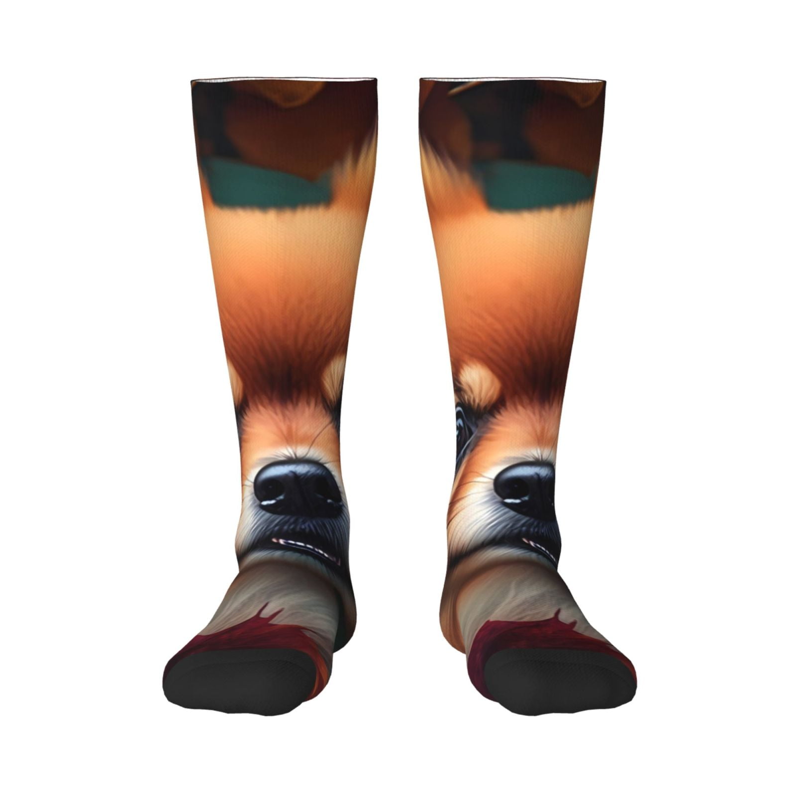 Fotbe Colorful Leaf Chihuahua Calcetas Divertidas Estampadas para ...