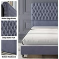 Papajet 52 8 High Upholstered Bed Frame King Size Platform Sleigh Bed