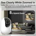 AI Wireless Security Camera 1296P FHD Dual Band WiFi Color Night Vision ...