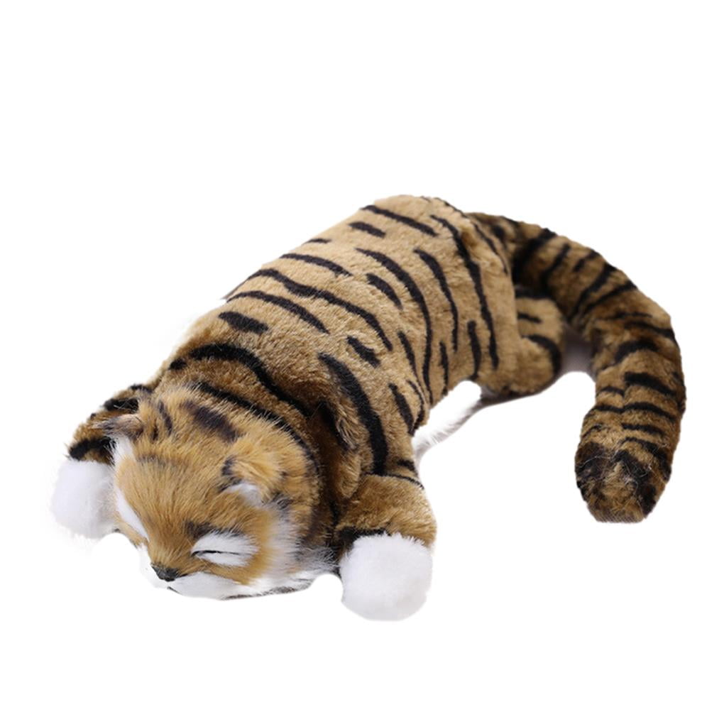 Linyer Kids Electric Simulation Cats Plush Toy Kittens Roll Cats ...