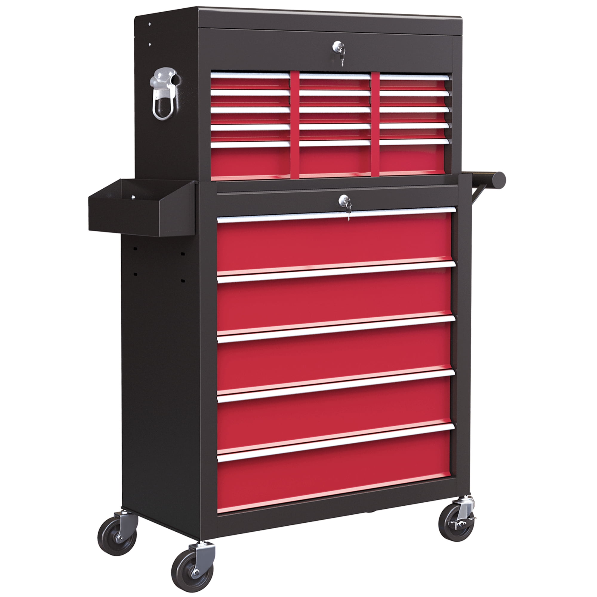 Click here for Homcom Rolling Tool Chest  Lockable Tool Storage C... prices