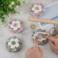 1 Set 4Pcs 2 Colors Polyester Door Knob Cover Handle Cushion to ...