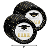 Birthday Galore Graduation Party Tableware Set, Plates and Napkins for ...