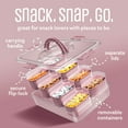 Cook With Color 2-Pack 8-Compartment Snackle Box, Charcuterie and Snack ...