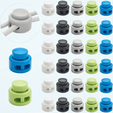 60 Pieces Metal Aglets Shoelace Tips Hoodie String Caps DIY Aglets for ...