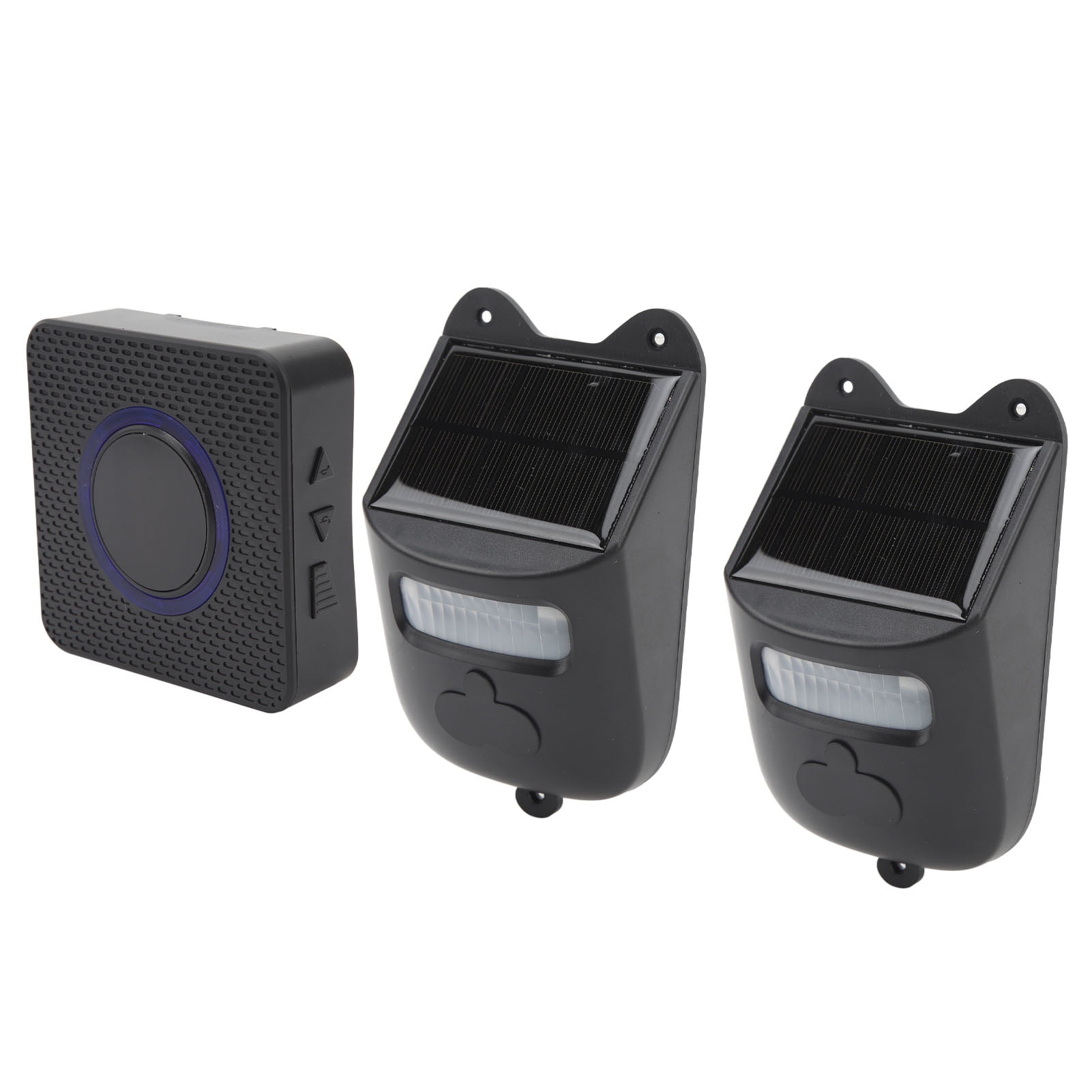 Solar Wireless Driveway Alarm System, 4 Volume Fore Warning Driveway ...