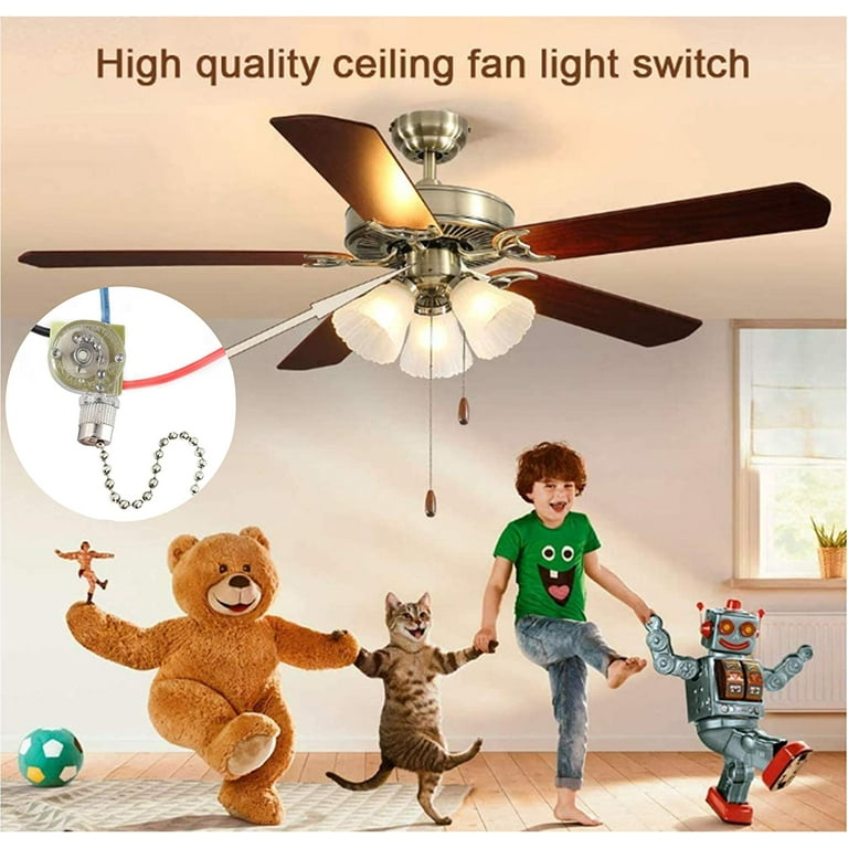3 Wire Ceiling Fan Pull Switch | Shelly Lighting