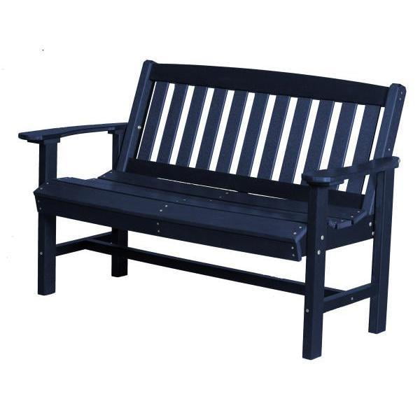 Classic Mission 4ft Recycled Plastic Bench - Walmart.com