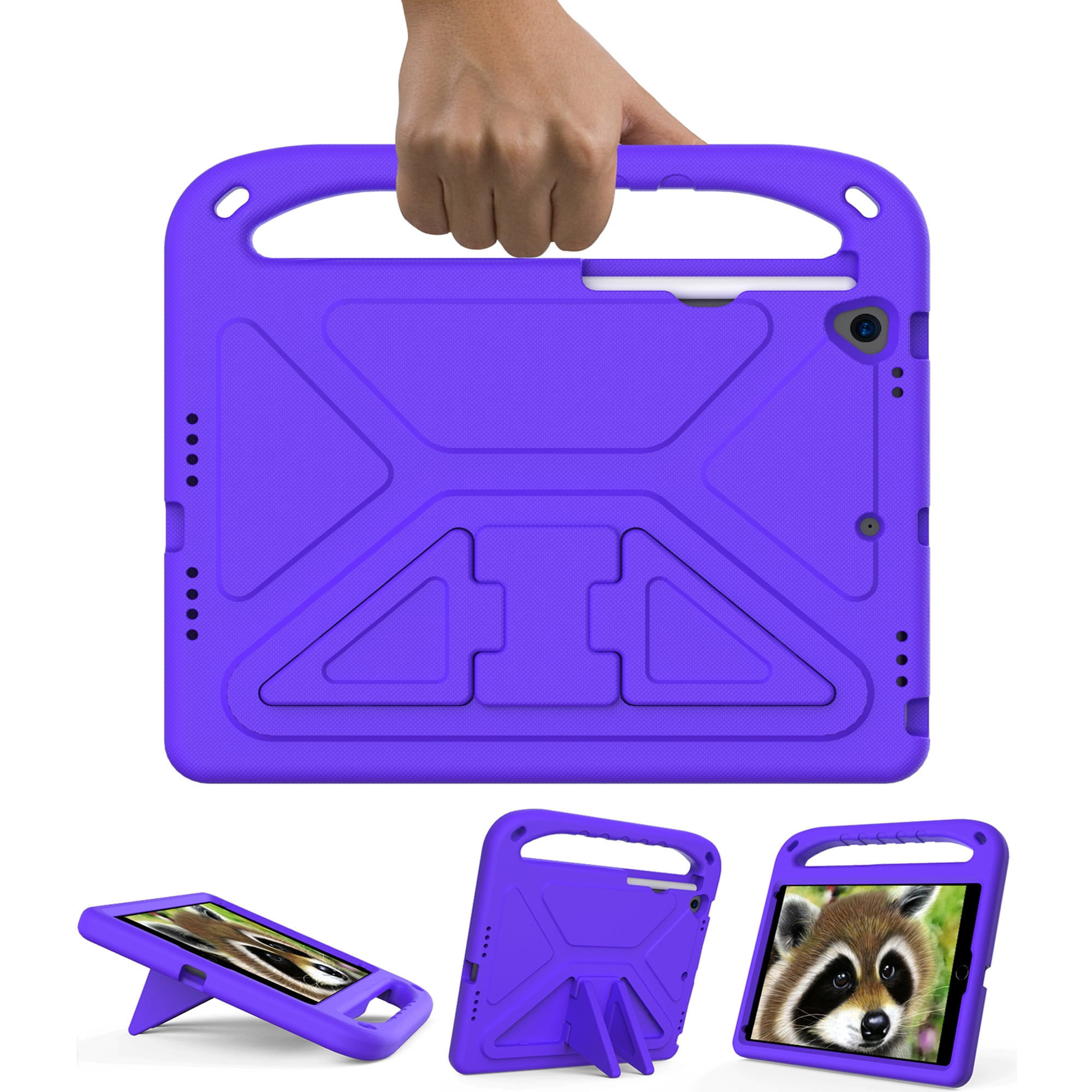 ATOOZ Kids Case for iPad 9th/8th/7th Generation 10.2’’ Handle Stand Eva ...