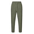 Boys Casual Solid Color Trousers Comfortable Elastic Waist Soft Blend ...