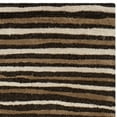 SAFAVIEH Martha Stewart Hand Drawn Stripe Area Rug, Tilled Soil Brown ...