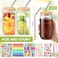 16 count Plastic Cups with and Straws Mason Jars with Mason Jar ...