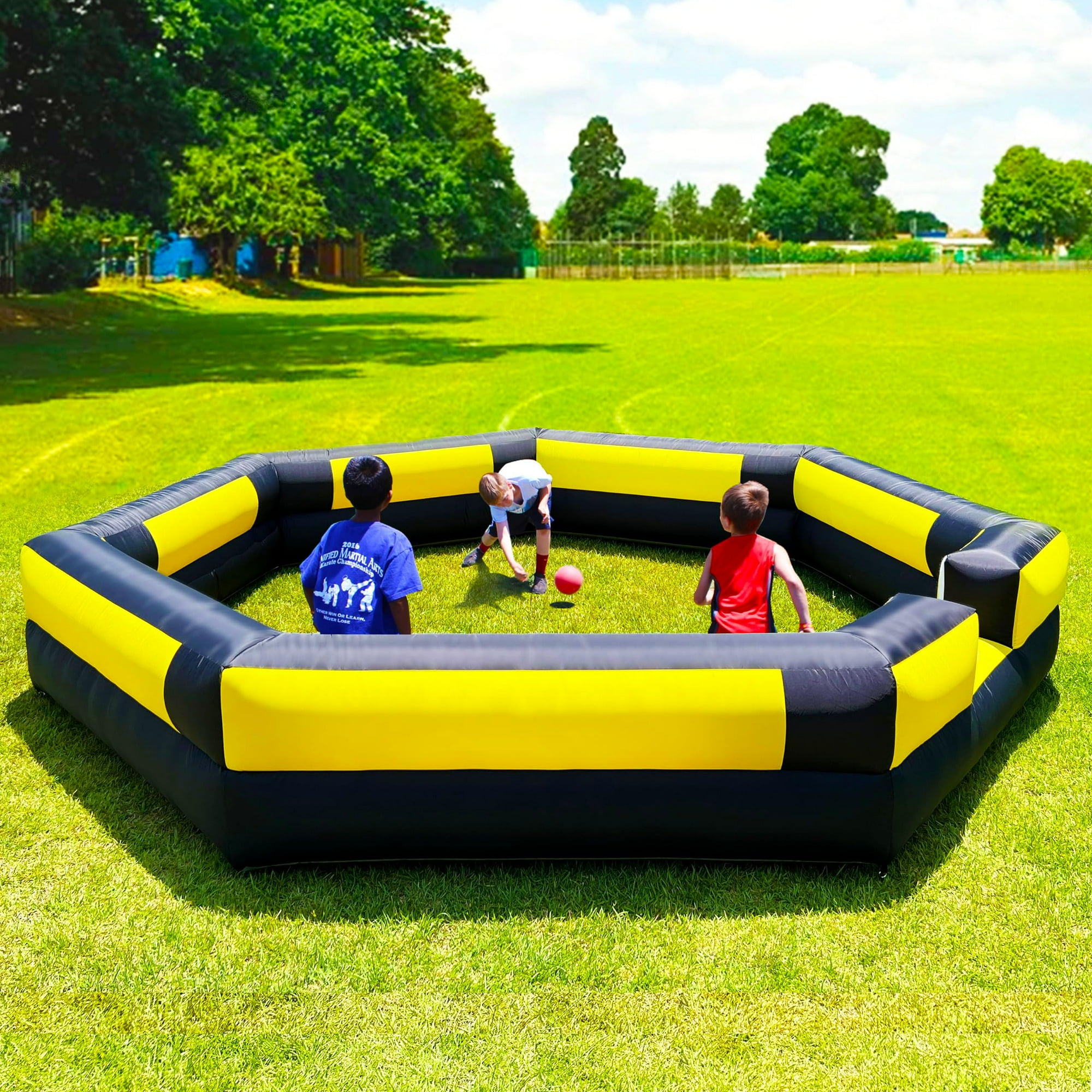 Click here for Ozis Inflatable 15ft Gaga Ball Pit With Built-In B... prices
