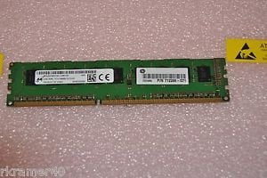 HP 2GB, 1866MHz, PC3-14900E 256Mx8 Dual In-Line Memory Module (DIMM ...