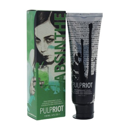 Semi-Permanent Color Absinthe - Green by Pulp Riot for Unisex - 4 oz ...