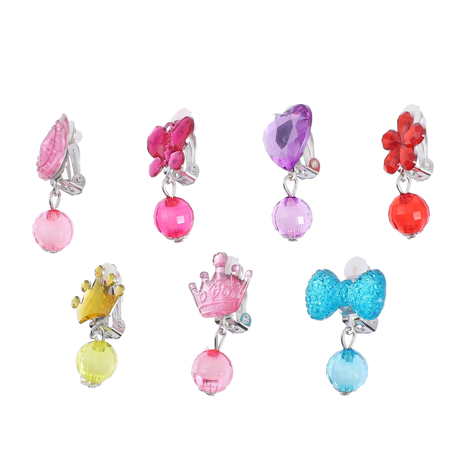 Click here for Kakowely Earrings For Teen Girls 7 Pairs Clip On E... prices
