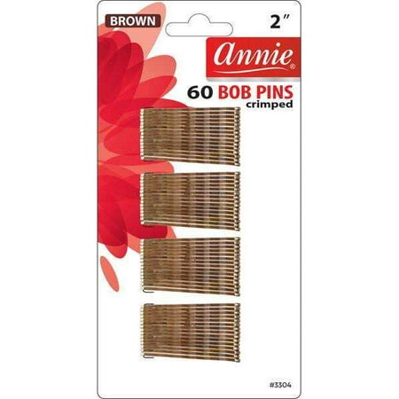 Annie Bob Pins 2" 60Ct Brown | Walmart Canada