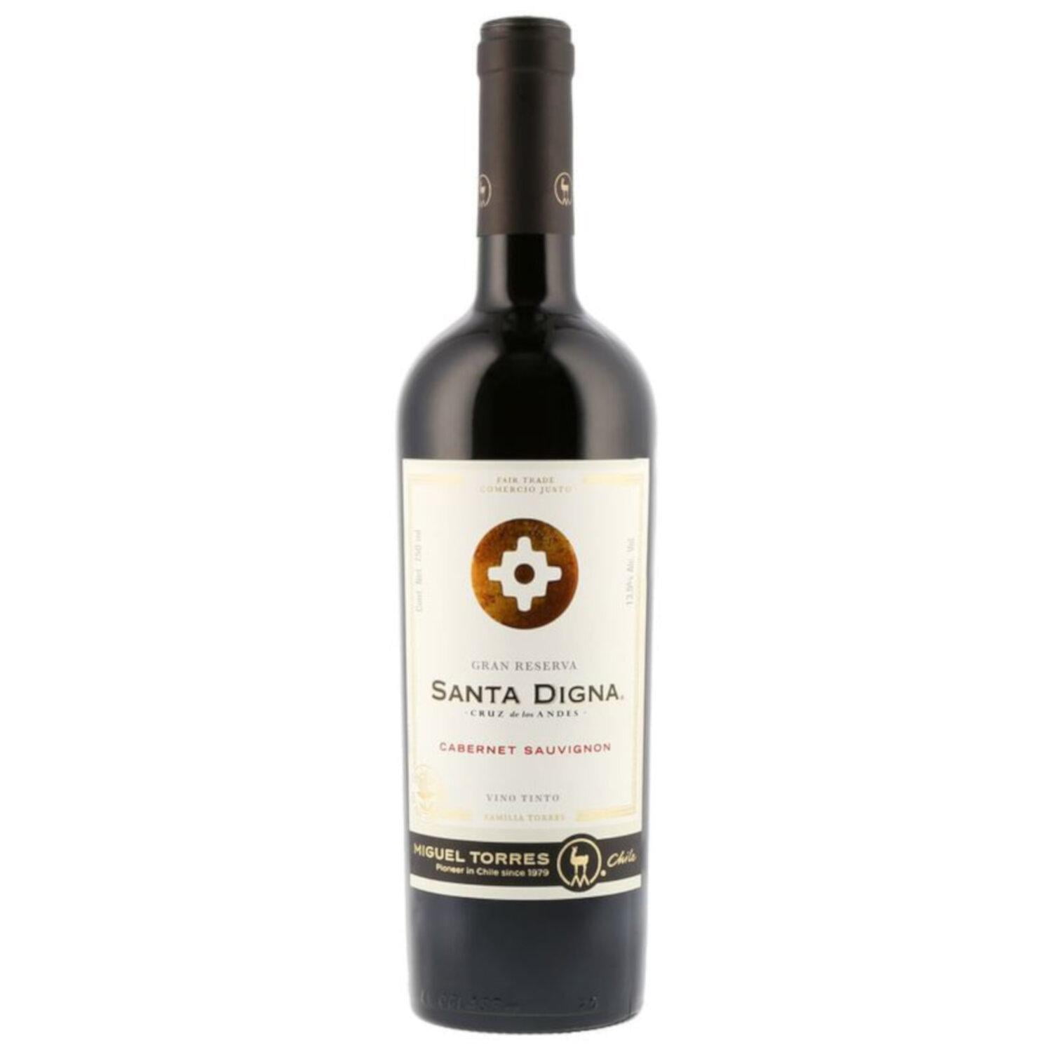 Pack de 6 Vino Tinto Santa Digna Cabernet Gran Rva 750 ml | Walmart en ...