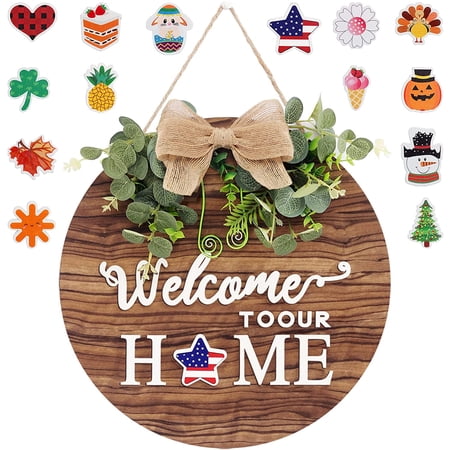 Large Size Interchangeable Seasonal Welcome Sign for Front | Walmart Canada
