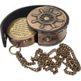Indian Nautical Instruments Be Strong and Courageous Engraved Compass ...